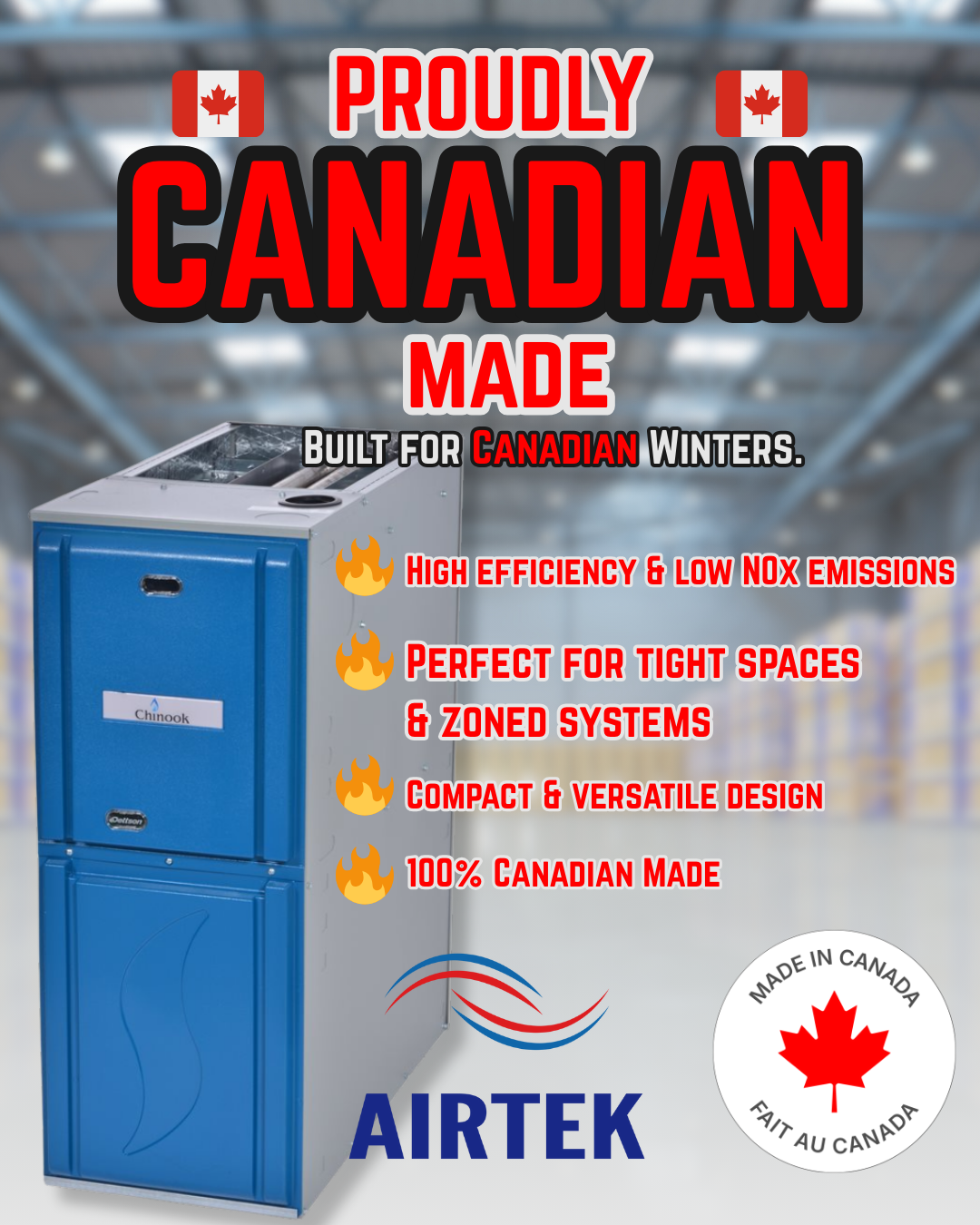 🇨🇦 Proudly Canadian Made - Meet the Chinook Gas Furnace – Airtek